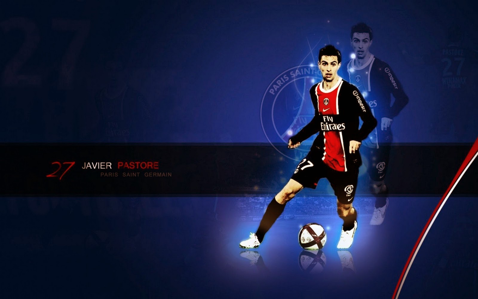 Javier Pastore 2014 PSG Ligue 1 France HD Desktop Wallpaper ~ C.a.T