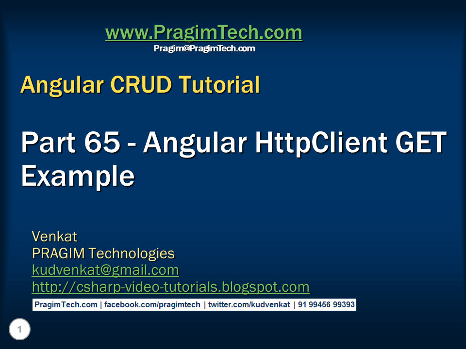 Sql Server Net And C Video Tutorial Angular Client Get Example Slides