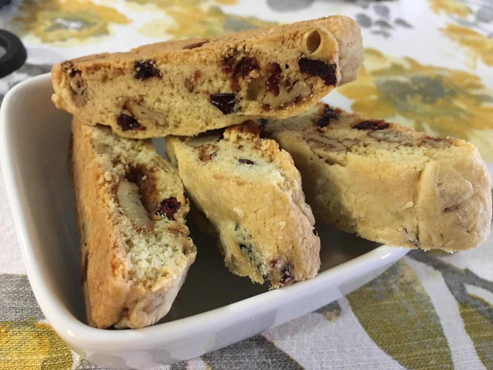 Life Without Alu?: Colorful Biscotti (with Cranberries, Pepitas and Pecans)