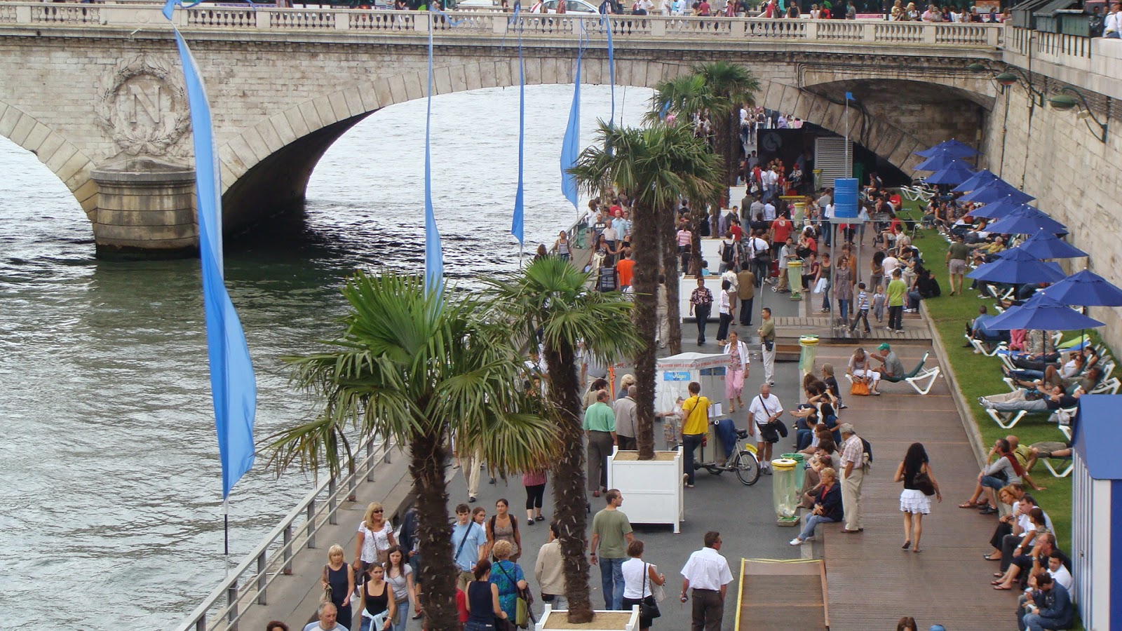 EVA en el PARÍS de las MARAVILLAS: Las Playas (París Plages)