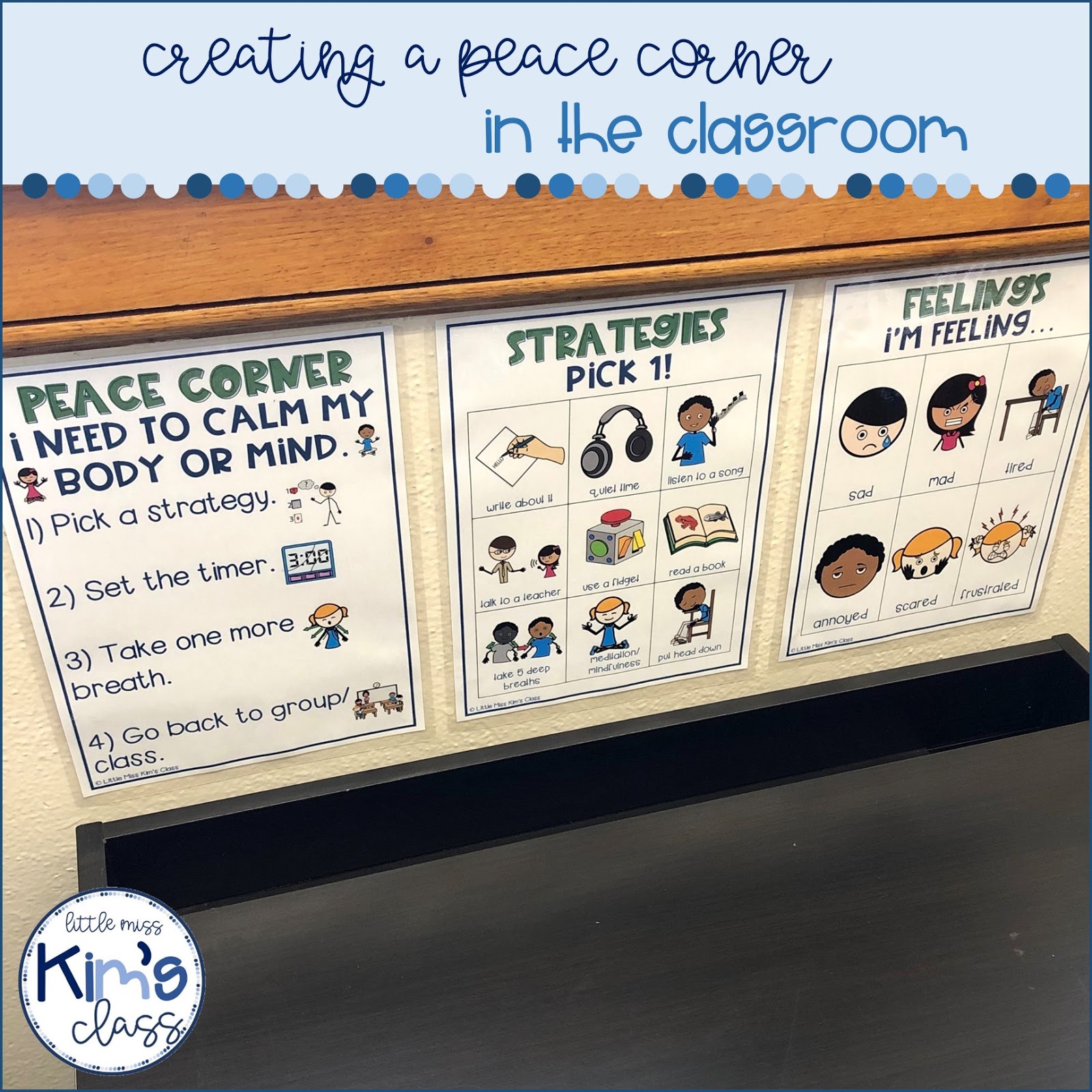 Little Miss Kim's Class: Creating a Peace Corner or Calm Down Space in ...