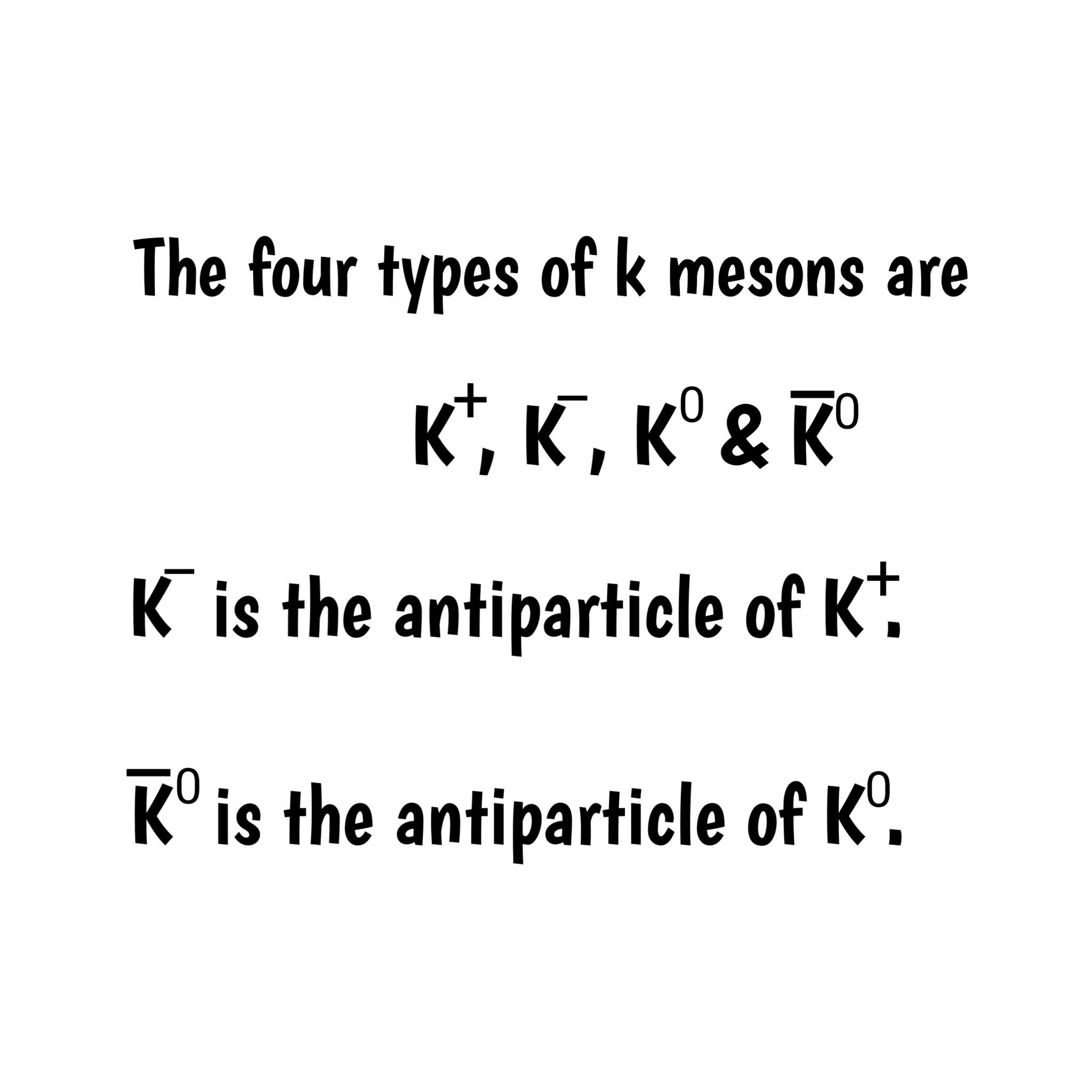 Classification of elementary particles.