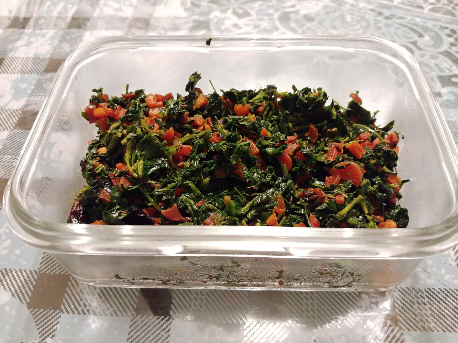 With Love from Mom's Kitchen: Gajar-Methi ki sabzi (Carrot-Fenugreek ...
