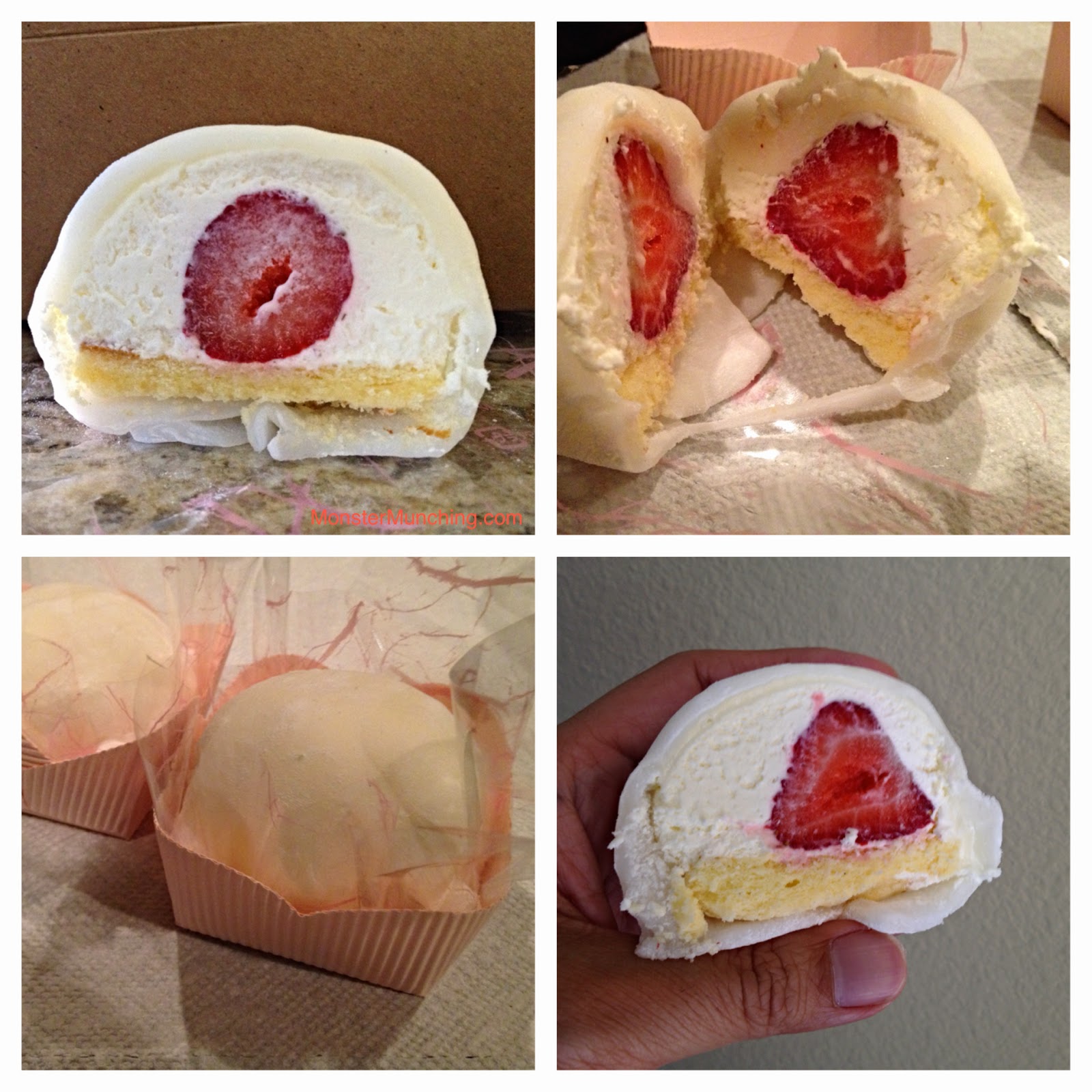 Monster Munching: Strawberry Mochi at J. Sweet Bakery - Irvine