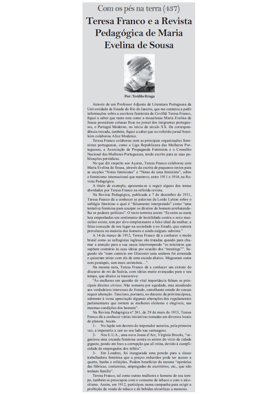 Alice Moderno: Teresa Franco e a Revista Pedagógica de Maria Evelina de ...