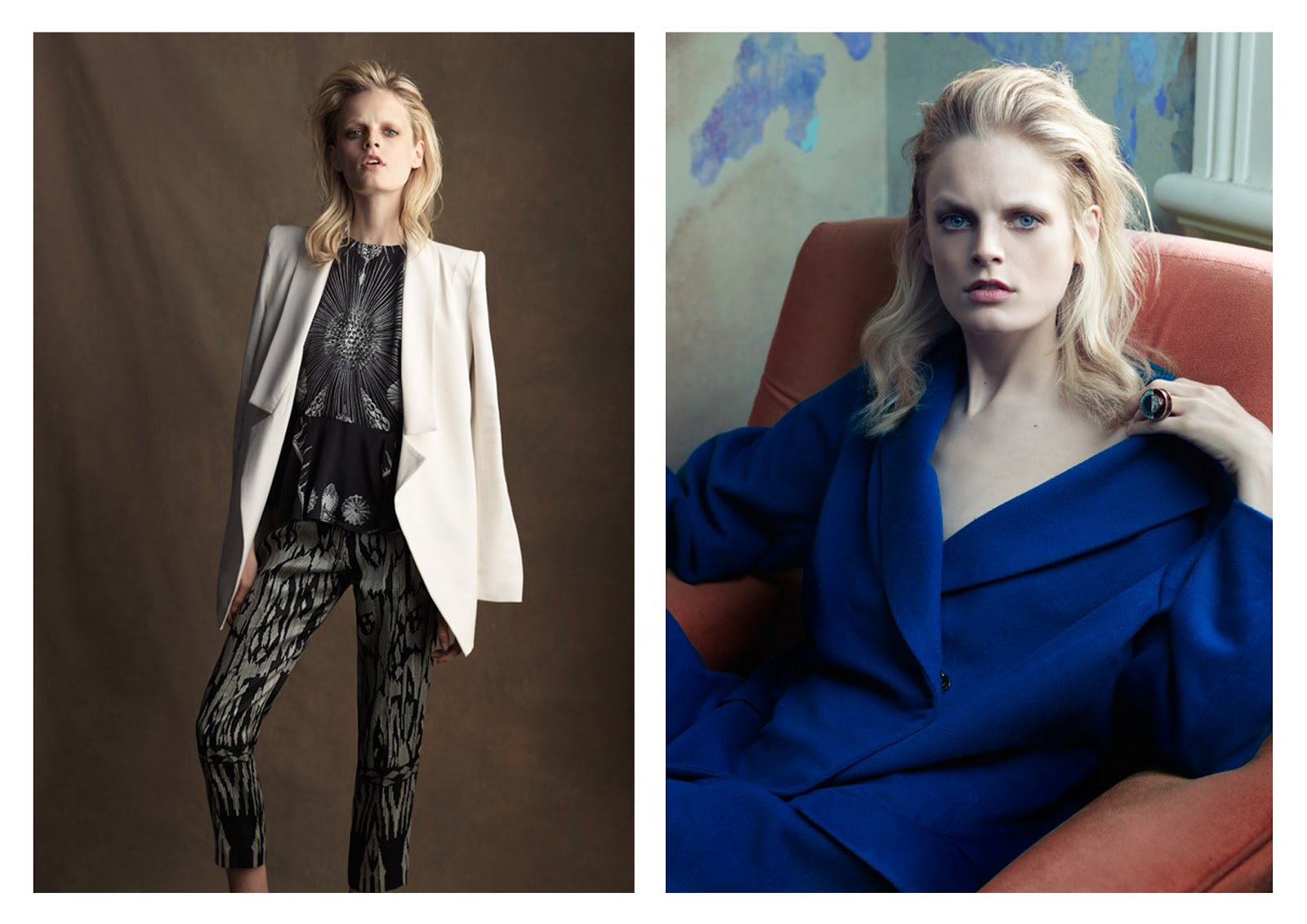 models on duty: HANNE GABY ODIELE on JASU Fall/Winter 2013-2014 Ad Campaign