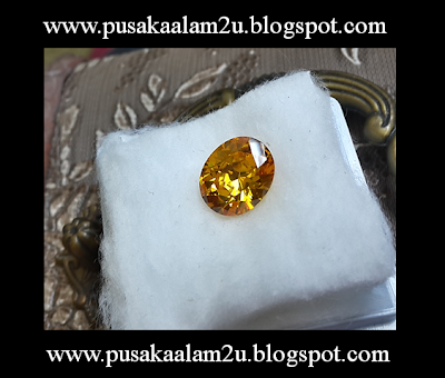 Pusaka Alam Ghaib Dan Mistik: Batu Serai Kuning Oren Milik Sahabat ( SOLD )