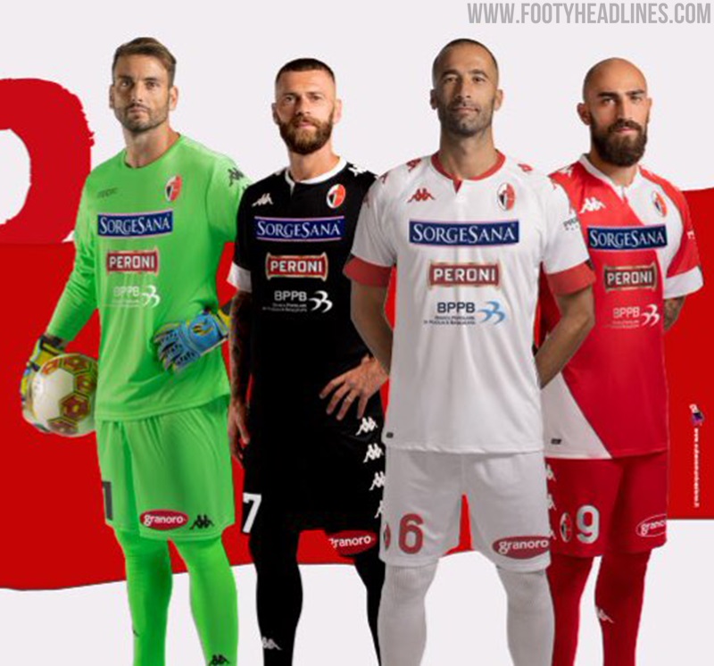 SSC Bari 20-21 Home, Away & Third Kits Released - Footy Headlines