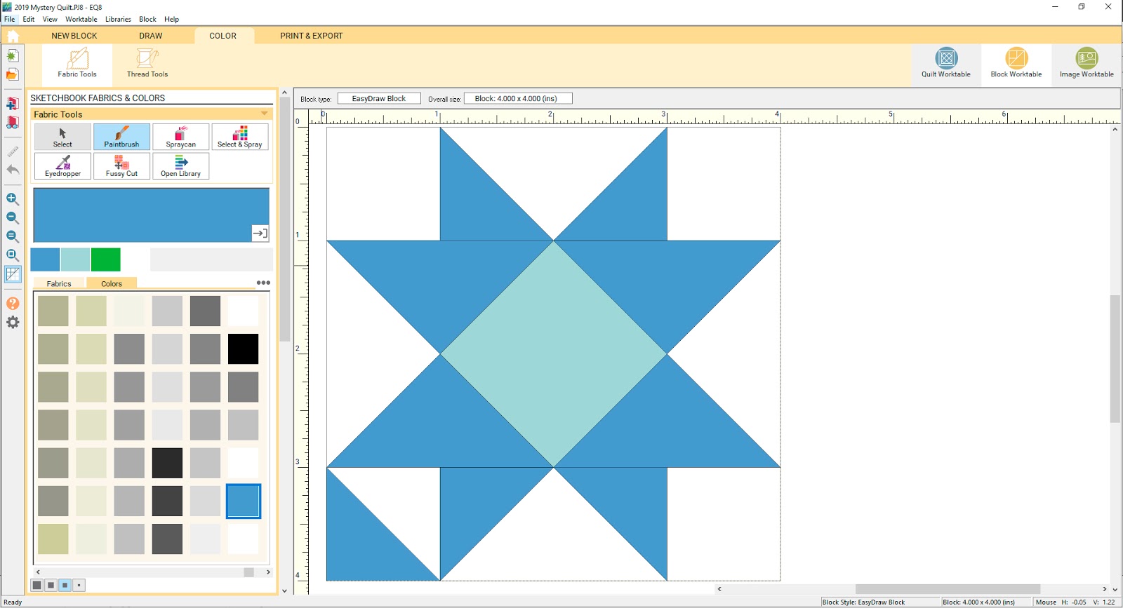 easypatchwork with Karen Ackva: mosaic jig block diagonal construction ...