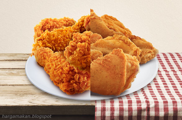 Harga KFC Fried Chicken (Ala-Carte)