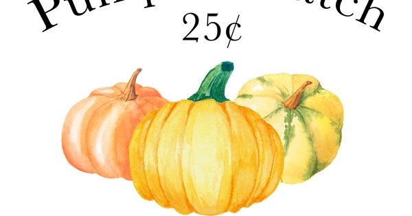 Cap Creations: Free Pumpkin Patch Fall Printable
