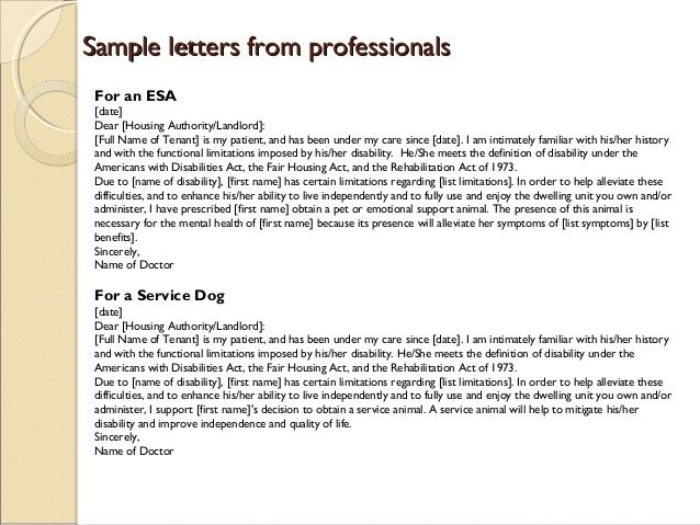 Companion Dog Letter Template ~ Resume Letter