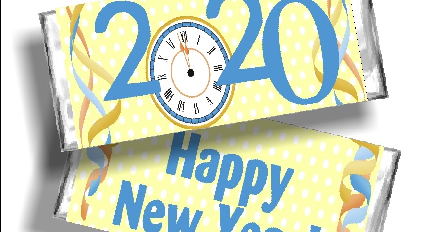 DIY Party Mom: 2020 New Years Candy Bar Wrapper Printable