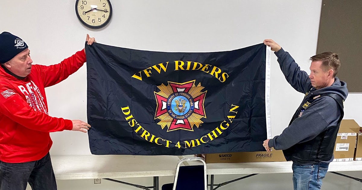 VFW Riders - District 4: New VFW Riders Flag