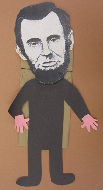 Teacher Ink: Abe Lincoln Puppet--and a Washington Puppet, Too