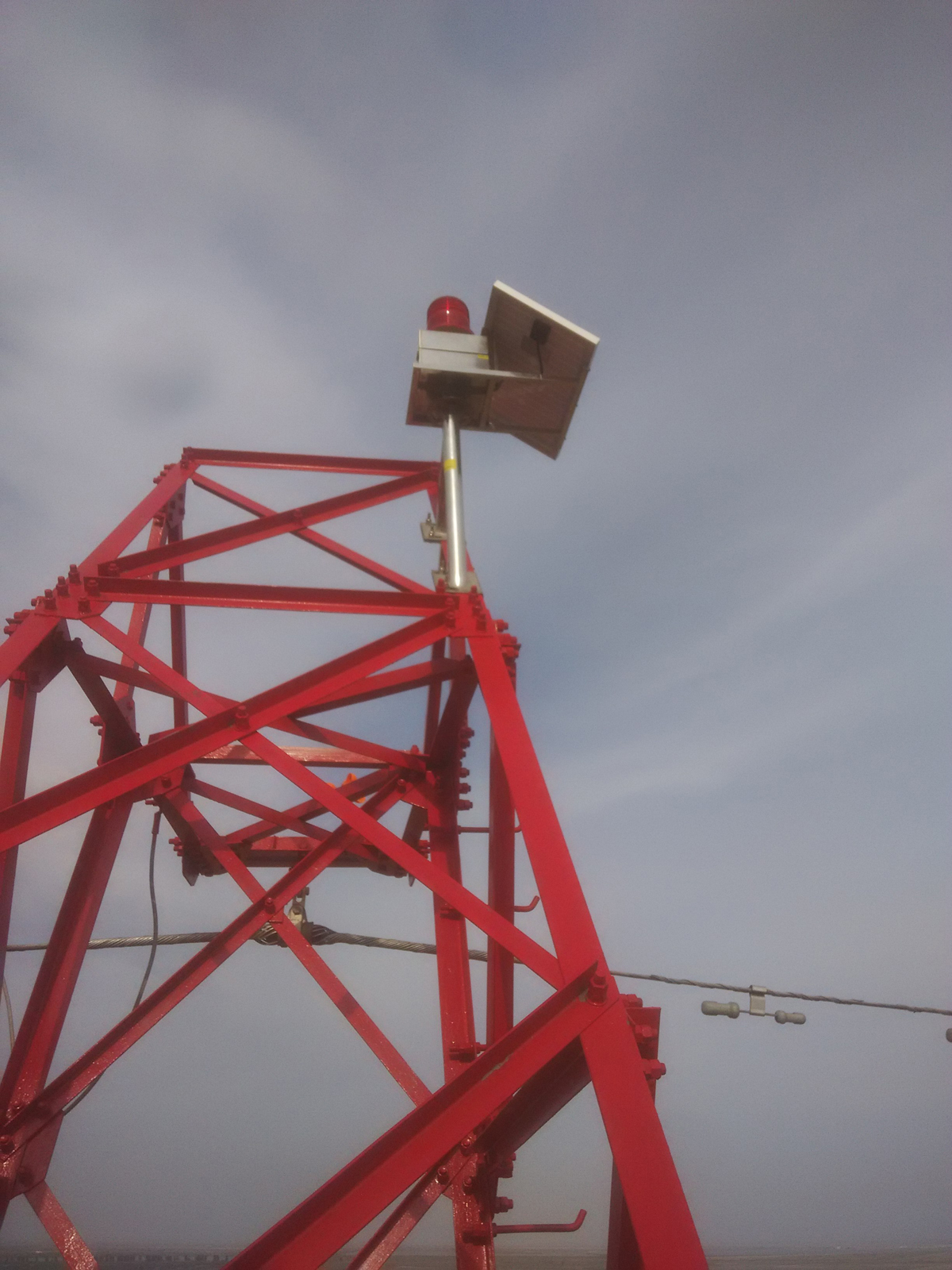 Aircraft Warning System(Medium Intensity Obstruction Light-Solar Powred ...