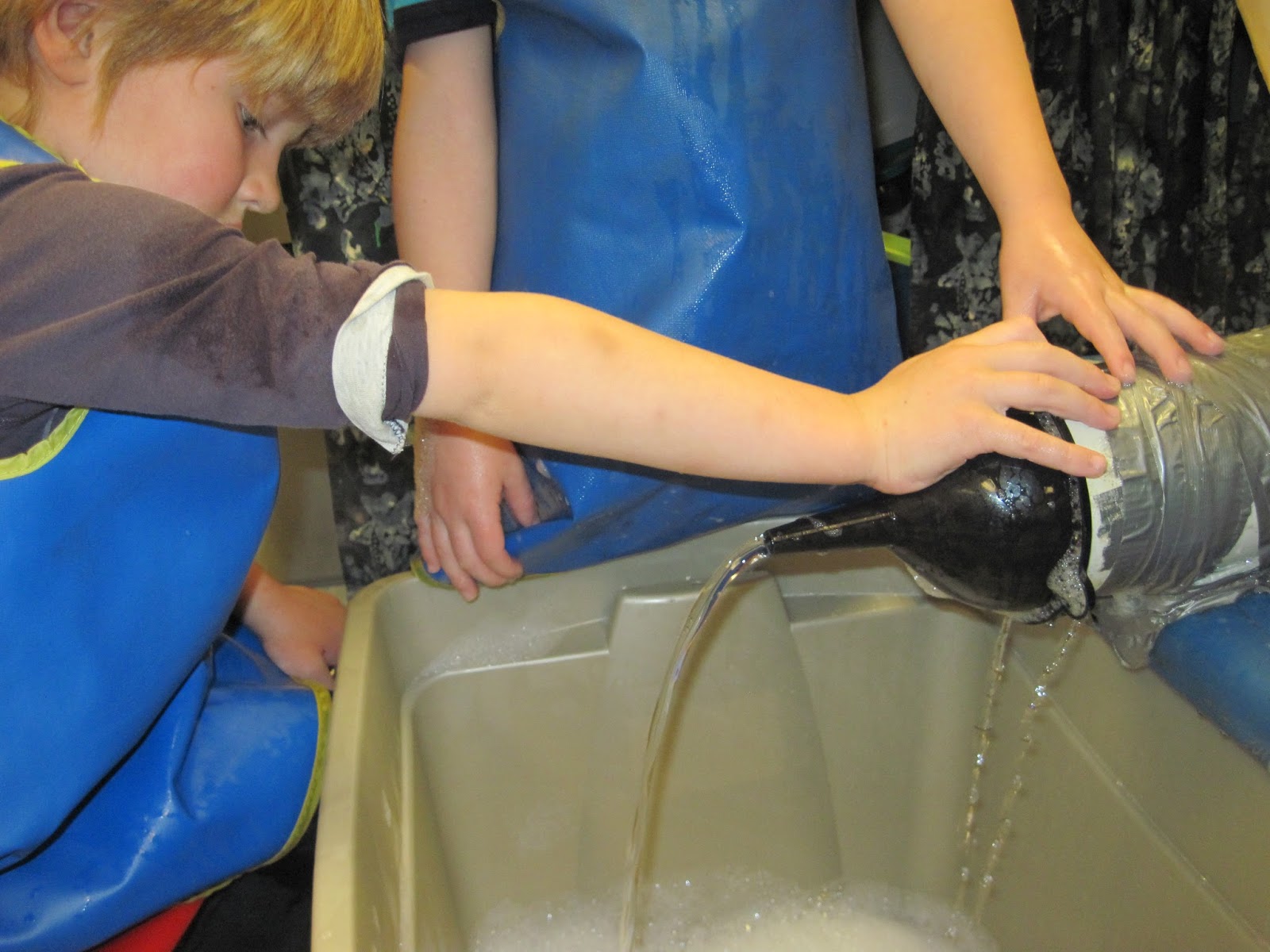 SAND AND WATER TABLES: Funnels part 2