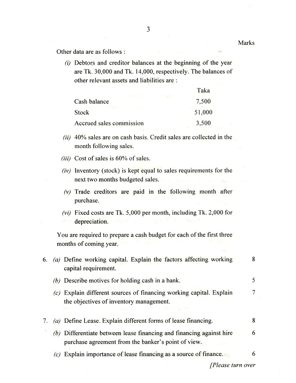 DAIBB Management Accounting Question 2011,2012,2013,2014,2015-2017 ...