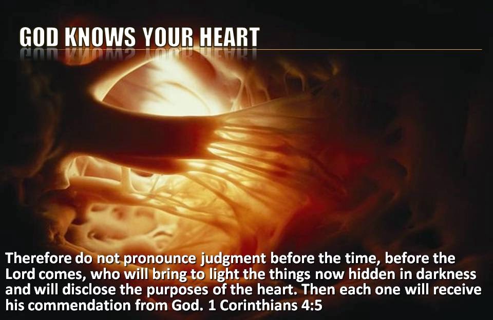 Heaven Is My heritage: God knows the secrets of the heart