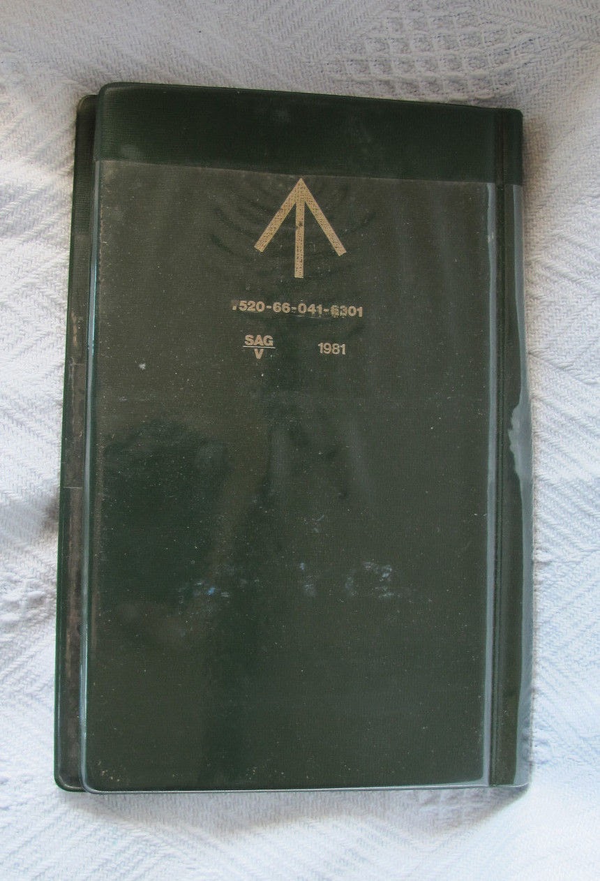 Webbingbabel: Australian Military Small Green Clipboard Folder