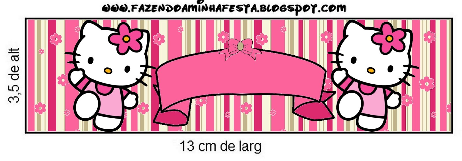 Hello Kitty with Flowers: Free Printable Candy Buffet Labels. - Oh My ...