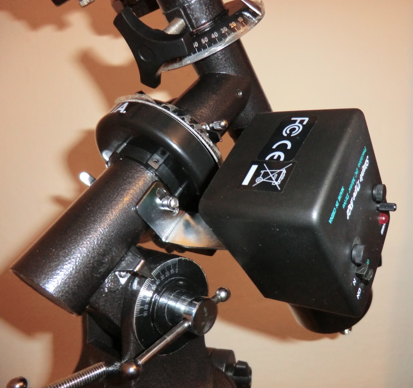Astro-Beano: Simple motor for SkyWatcher EQ2 mount