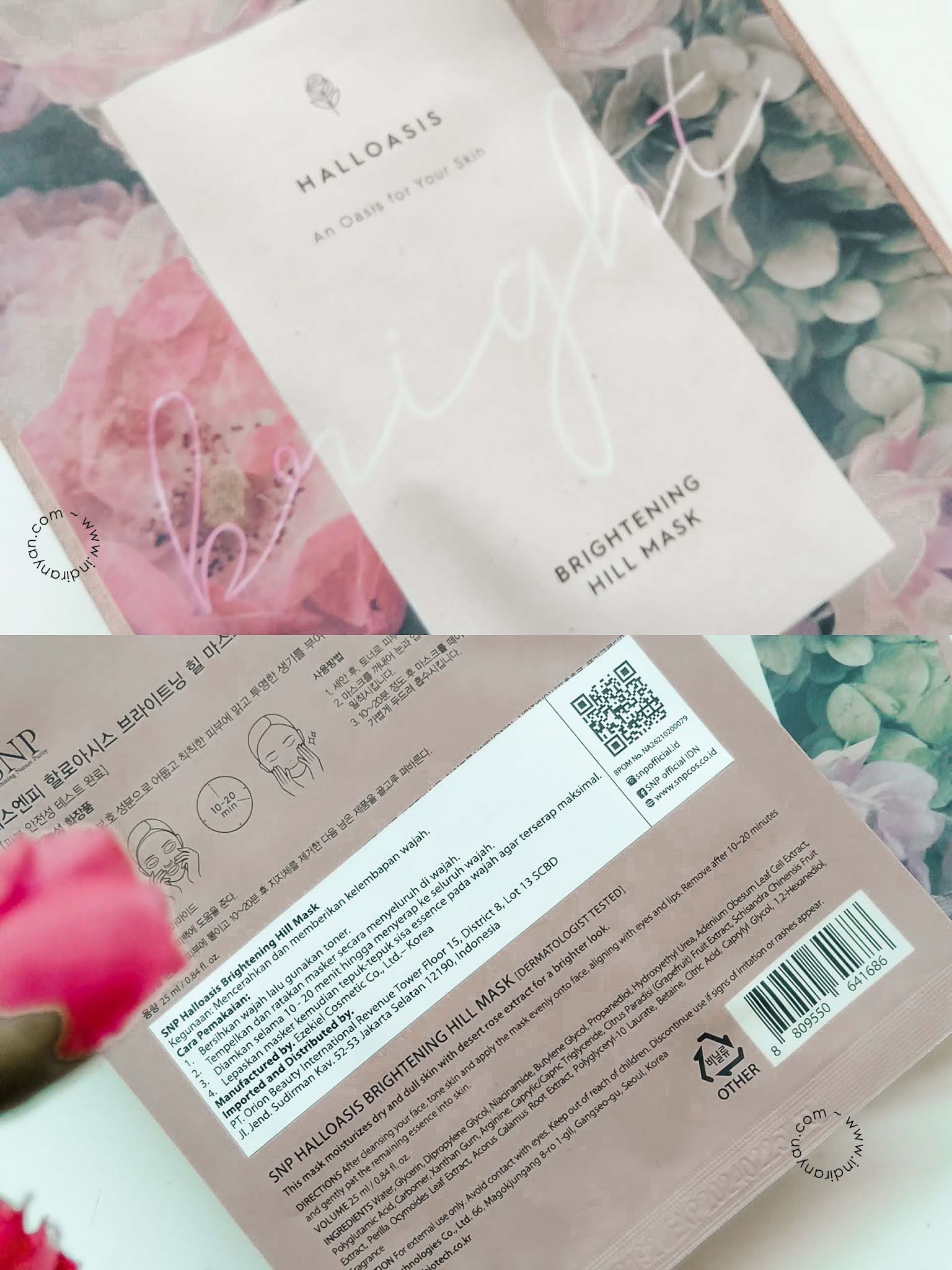 SNP Halloasis Sheet Mask | What Indira Loves