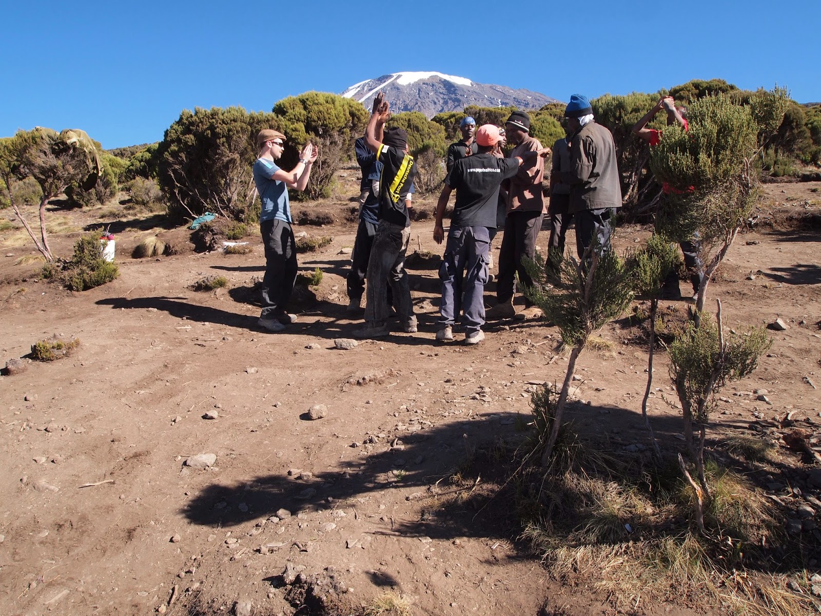 Barafu Tours & Safaris: BARAFU TEAM celebrating & Singing on Mount ...