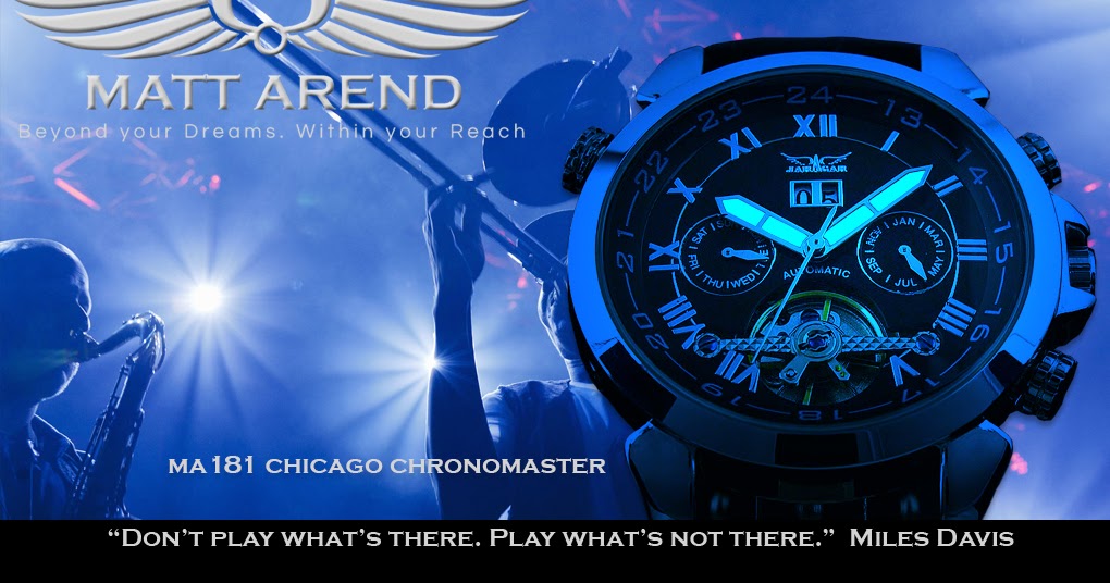 Matt Arend Timepiece: Matt Arend MA 181 Chicago Chronomaster