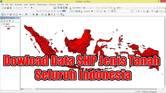 Download Data SHP Jenis Tanah Seluruh Indonesia - warungmapping.my.id