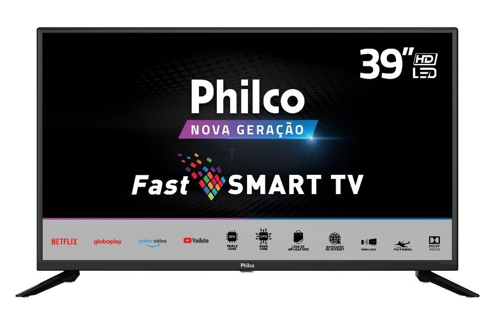 Quero Notebook: Smart TV LED 39" polegadas Philco PTV39G60S