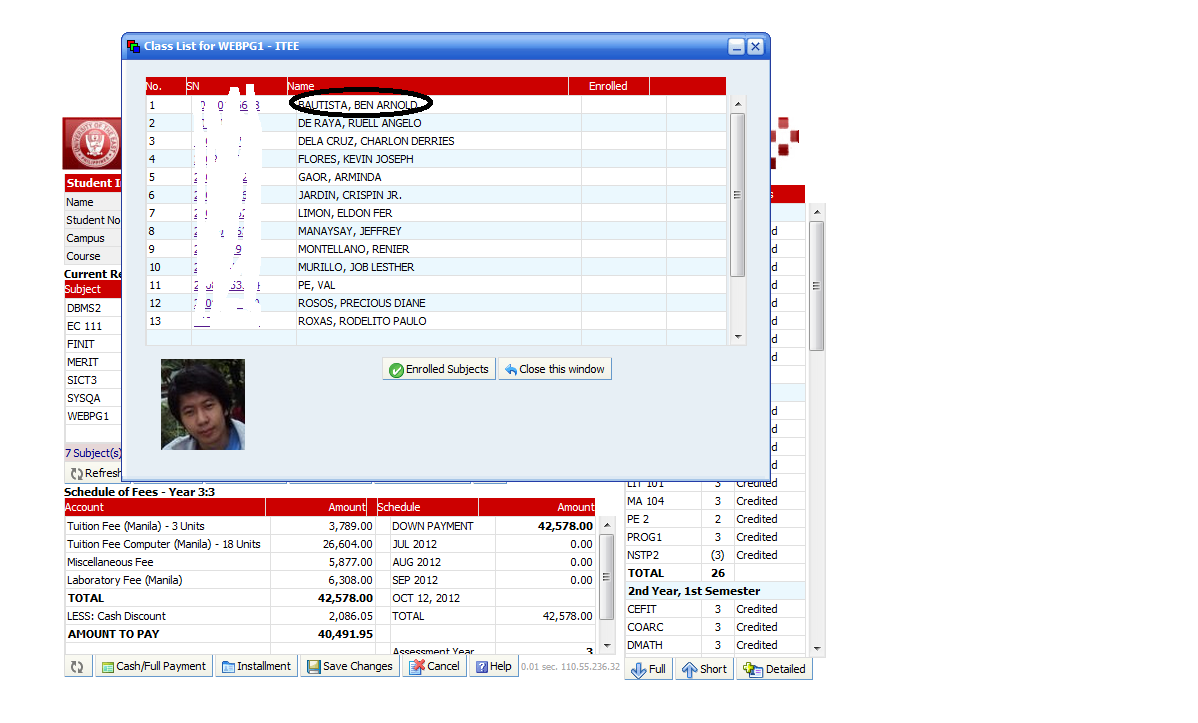 how to see your classmate: TO SEE YOUR CLASSMATE (UE)