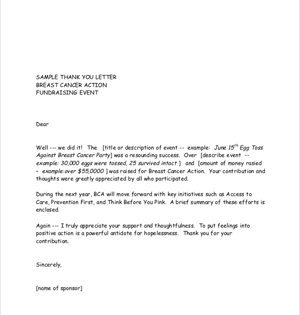 Thank You Letter Examples ~ Thankyou Letter