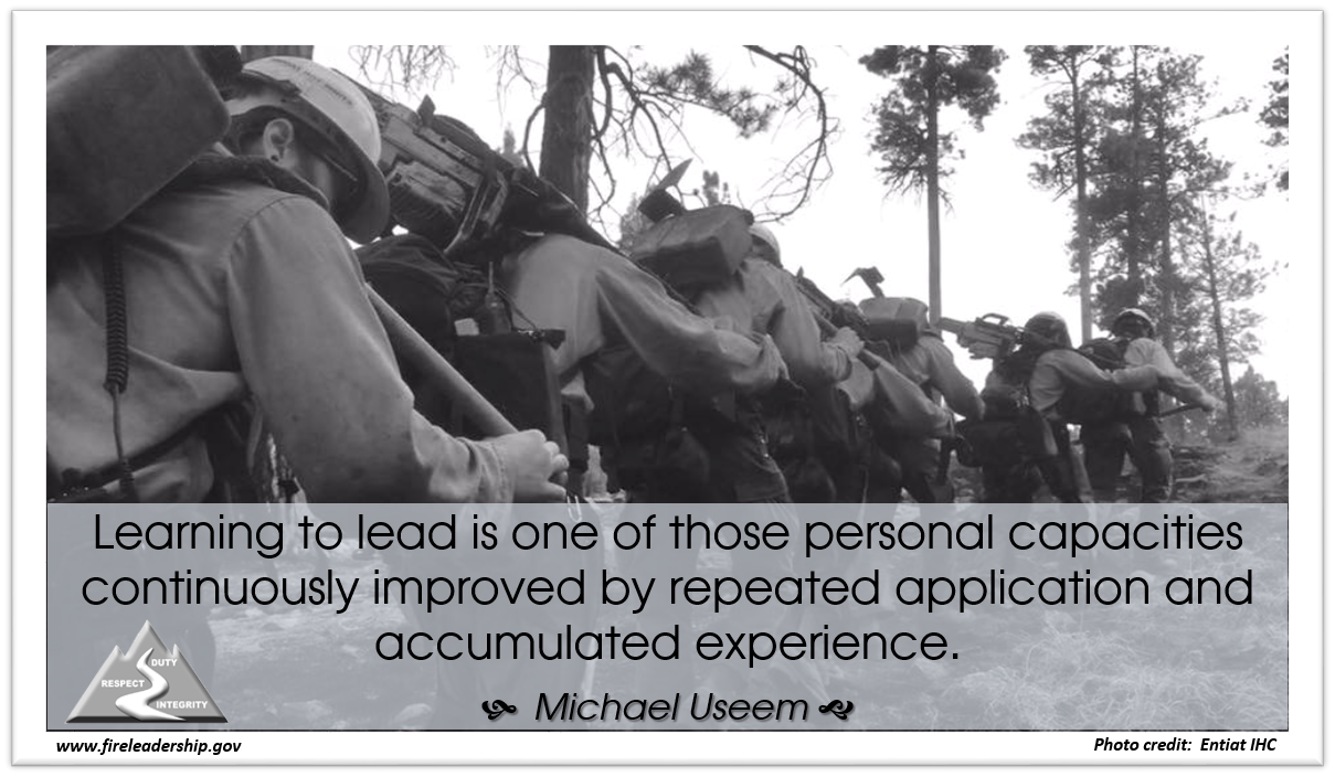 Wildland Fire Leadership: IGNITE: Learning to Lead