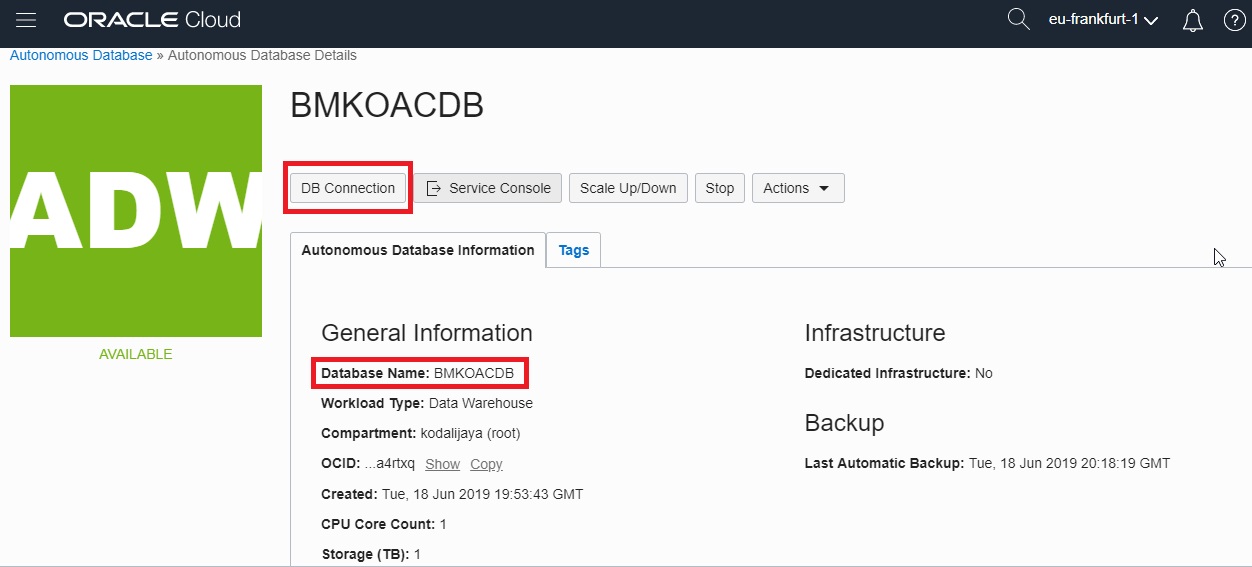 Advanced OBIEE for Experts: Connecting OACS to ADWC.