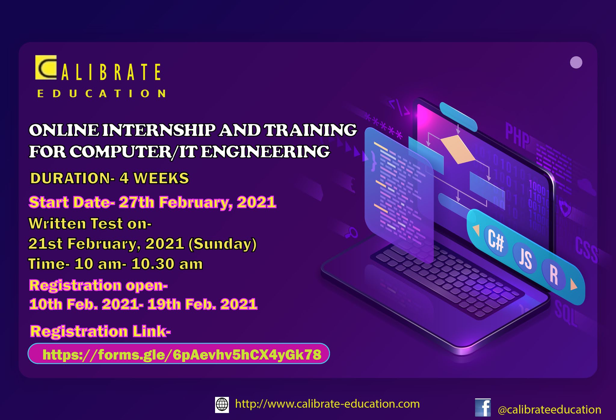 ONLINE INTERNSHIP AND TRAINING PROGRAM FOR COMPUTER IT ENGINEERING online-internship-and-training-program-for-computer-it-engineering