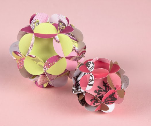 Popular DIY Crafts Blog: How to Make Paper Ball Ornaments