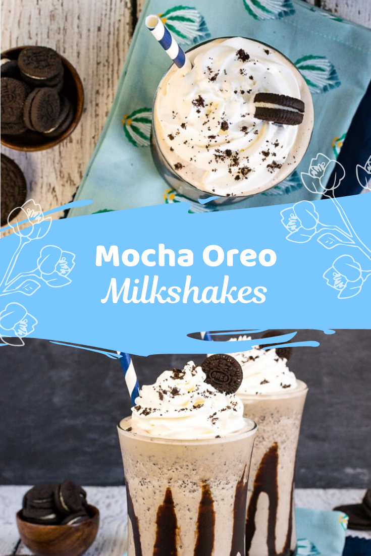 Mocha Oreo Milkshakes