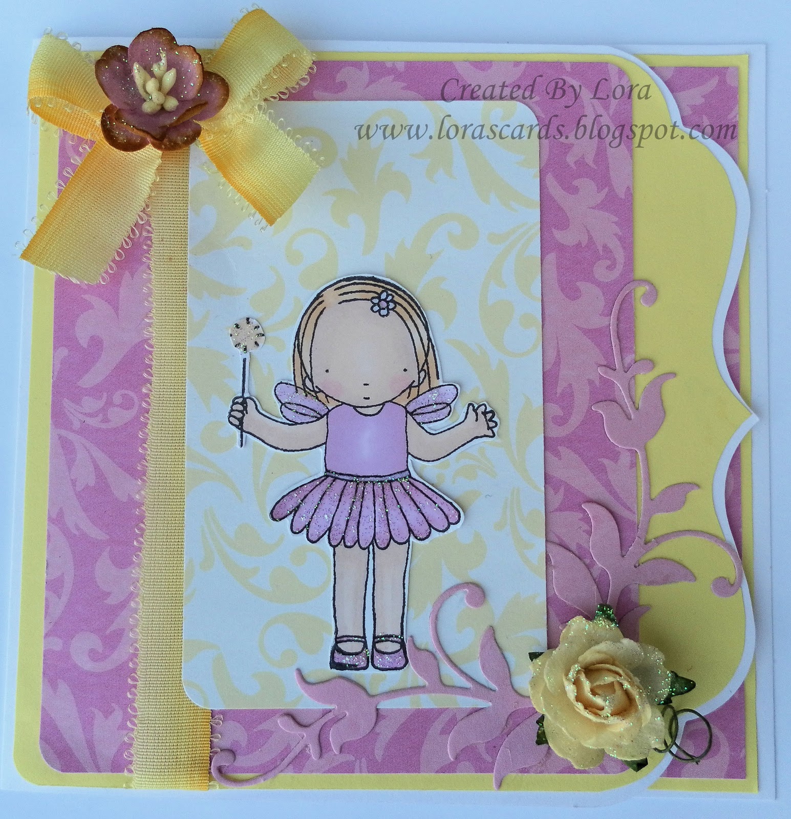 Loras cards: By The Cute and Girly Blog Hop