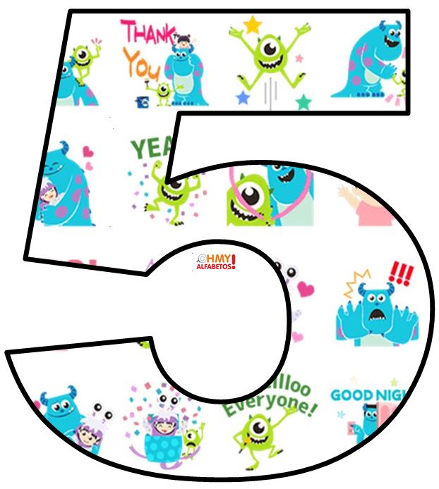 Tierno Alfabeto de Monstruos S. A. - Oh my Alfabetos!