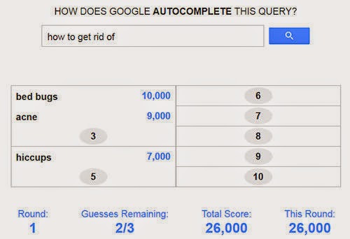 The Presurfer: Google Autocomplete Turned Into A Game