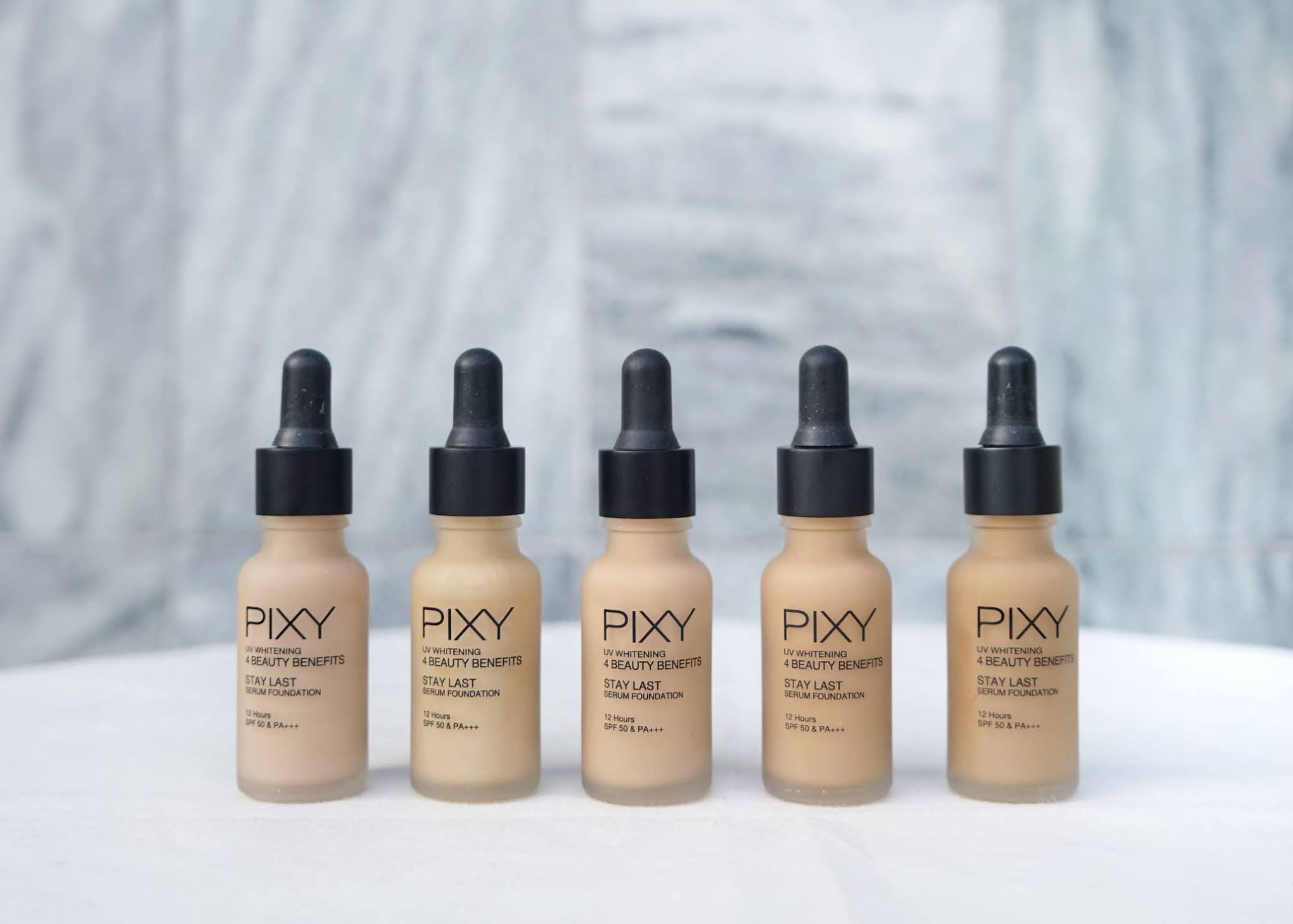 [REVIEW] Pixy Stay Last Serum Foundation All Shades | Foundation Lokal ...