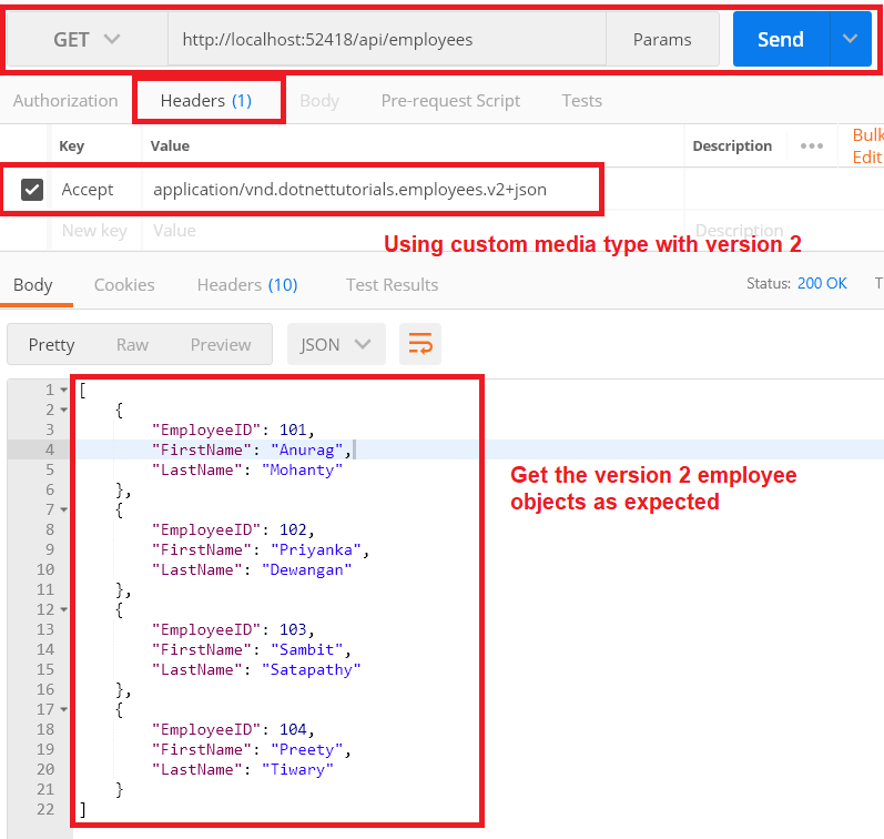 Web Api Versioning Using Custom Media Types ~ C Techtics