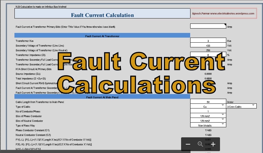 Short circuit calculations excel - hresacharity