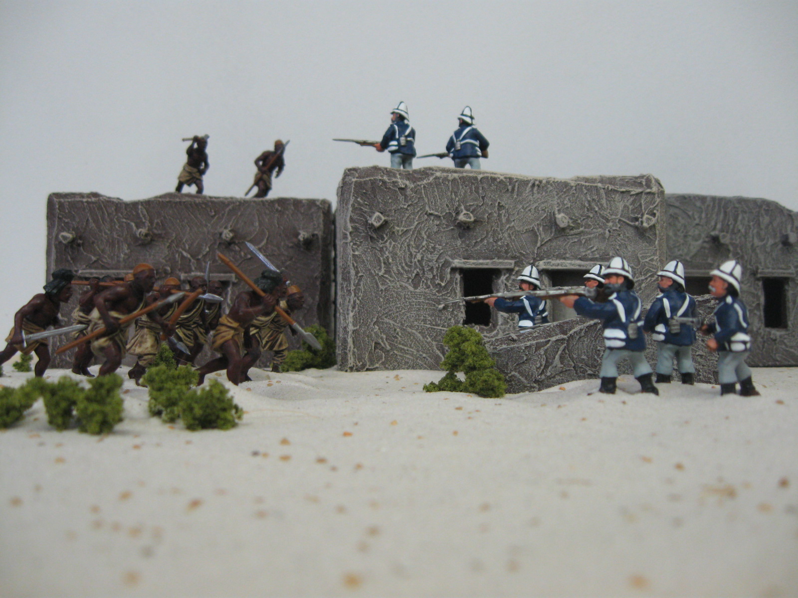 Wargame News and Terrain: Sudan Adobe Houses and Nile Mud Fort