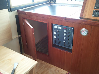 Building Koloa (Kama Hele): Wheelhouse console finished