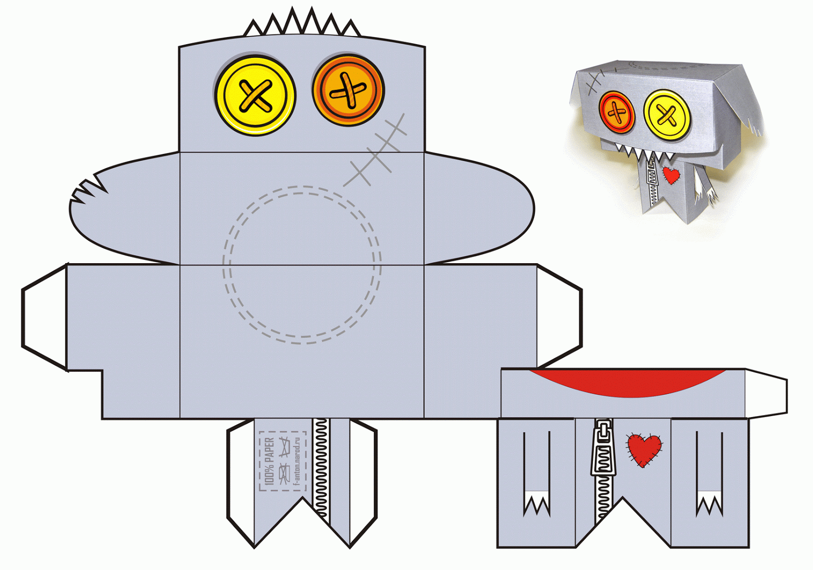 Made in Paperland: Кукла Вуду