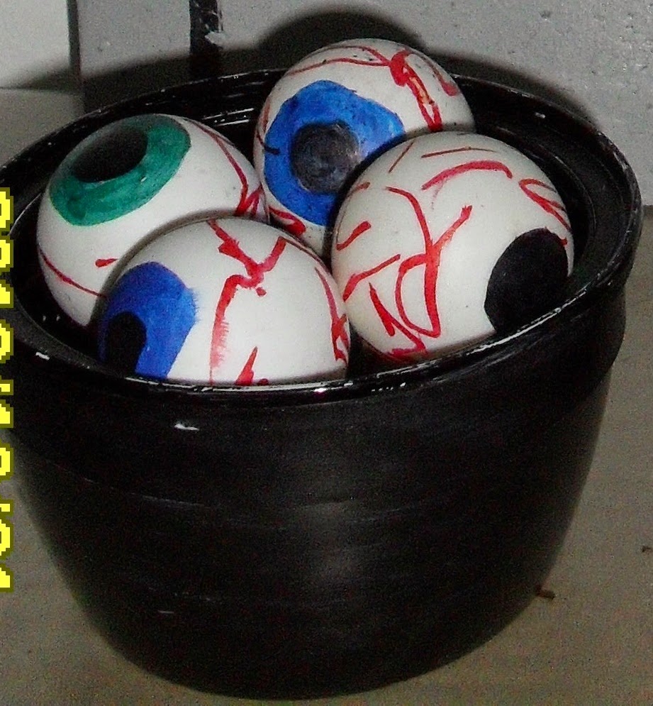 Manualidades Mariposas Creativas: Ojos terroríficos (especial halloween)