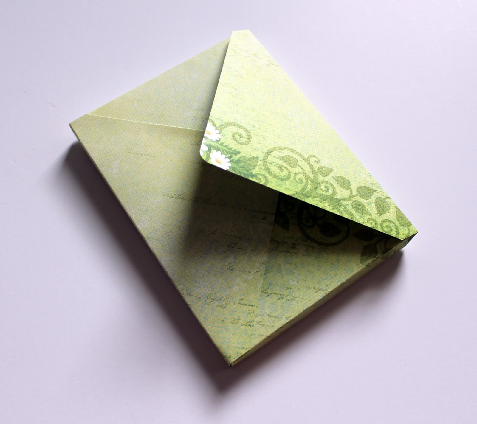 Archi's CraftCave!: Envelope for Dimensional Cards