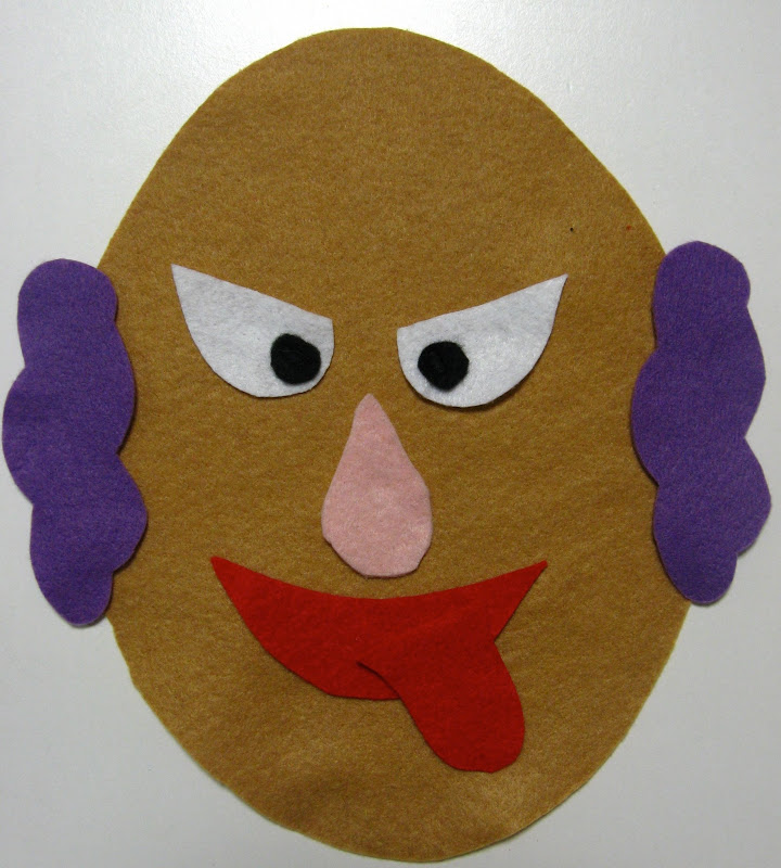 Plum Jam : Felt Faces For Busy Bags